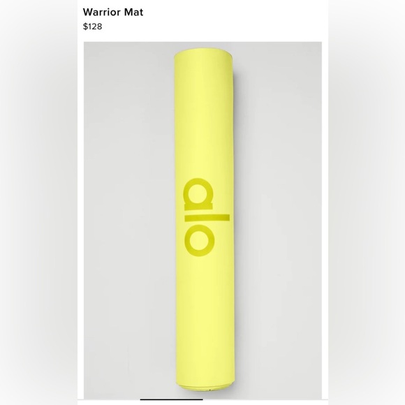 ALO Yoga | Other | New Alo Warrior Mat Yoga Mat Yellow New In Box 28 ...
